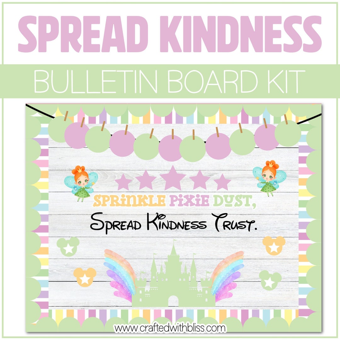 Magical Sprinkle Pixie Dust Kindness Bulletin Board Kit Door Classroom ...