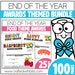 Editable End of the Year Awards Classroom Certificate Themed Bundle ...