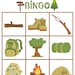 10 Camping BINGO for Preschool Kindergarten, Camping Games and ...