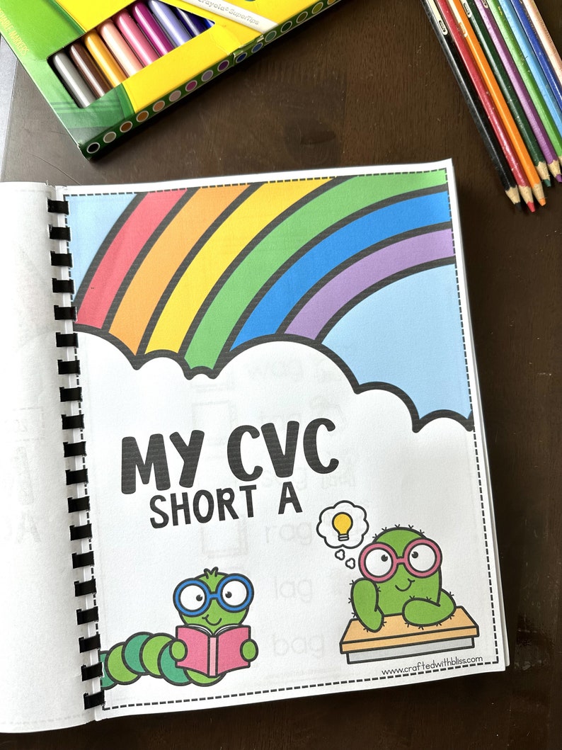My CVC Activity Book (150+ Pages) | Homeschool | Kindergarten ...