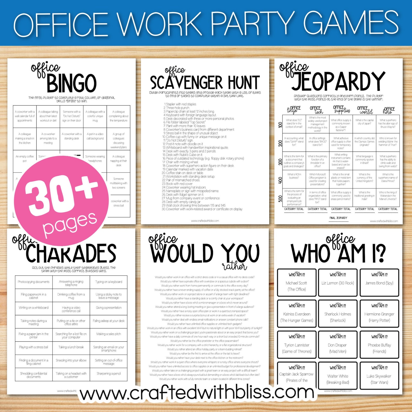 Team Building Games for Work Office Games Activities Bundle Ice Breaker ...