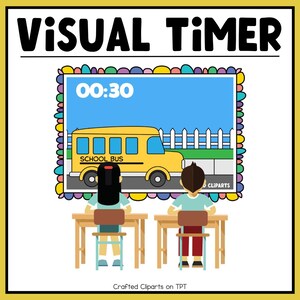 Back to School Visual Timer Classroom Management Tool Transition ...