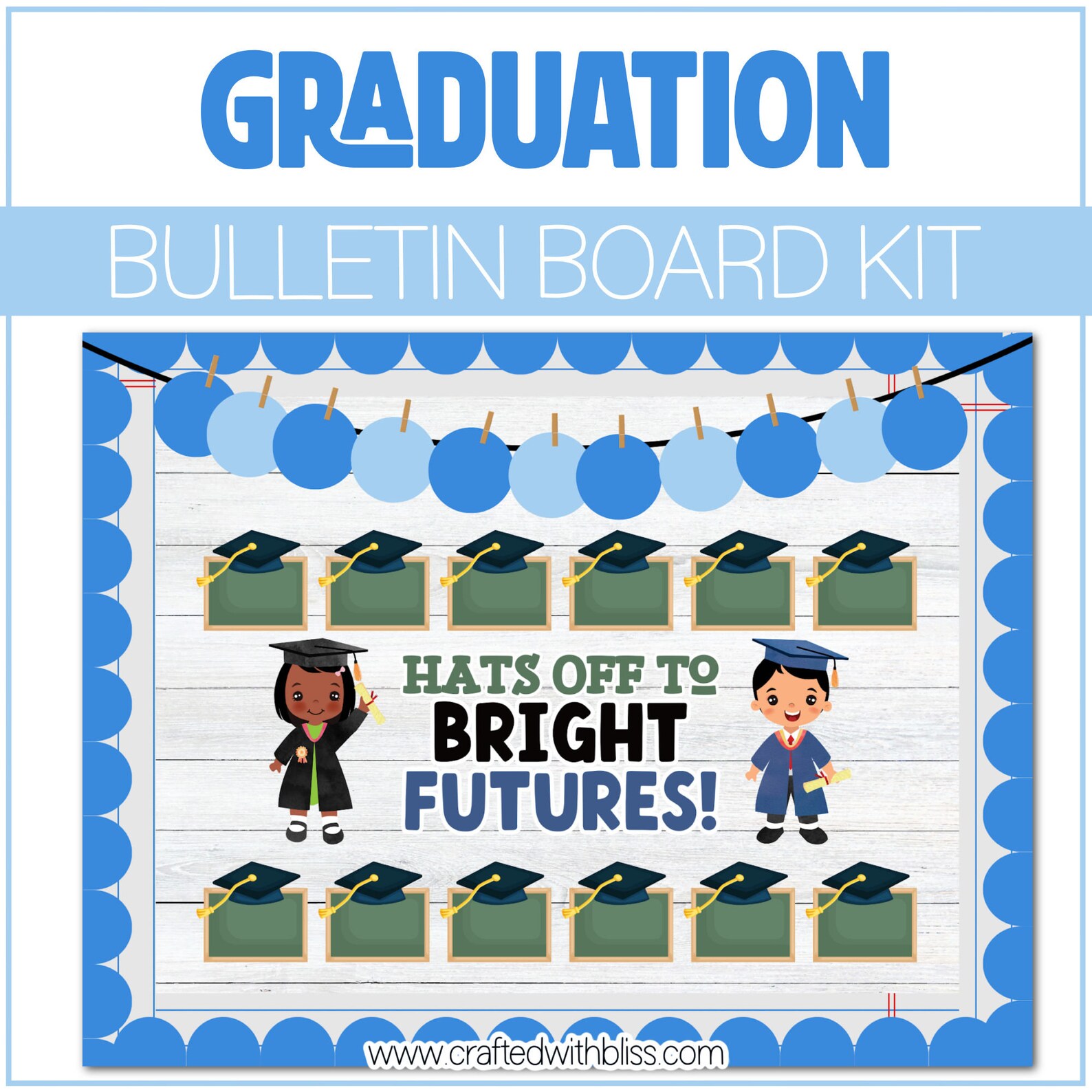End of the Year Bulletin Board Kit Door Classroom Decor Graduation ...