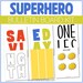 Superhero Theme Bulletin Board Kit Door Classroom Decor Bulletin Back ...