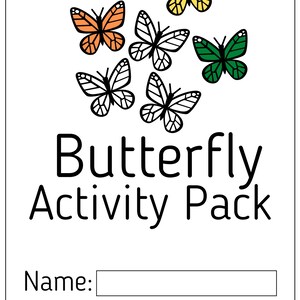 Butterfly Activity Pack, Butterfly Printable for Pre-k, Science ...