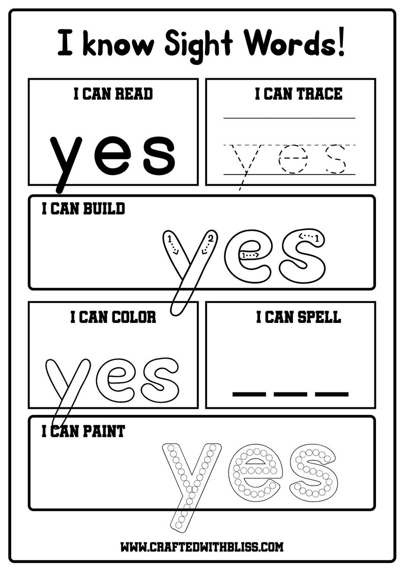 53 Pages Dolch Sight Words Kindergarten, Sight Word Activities, Sight ...