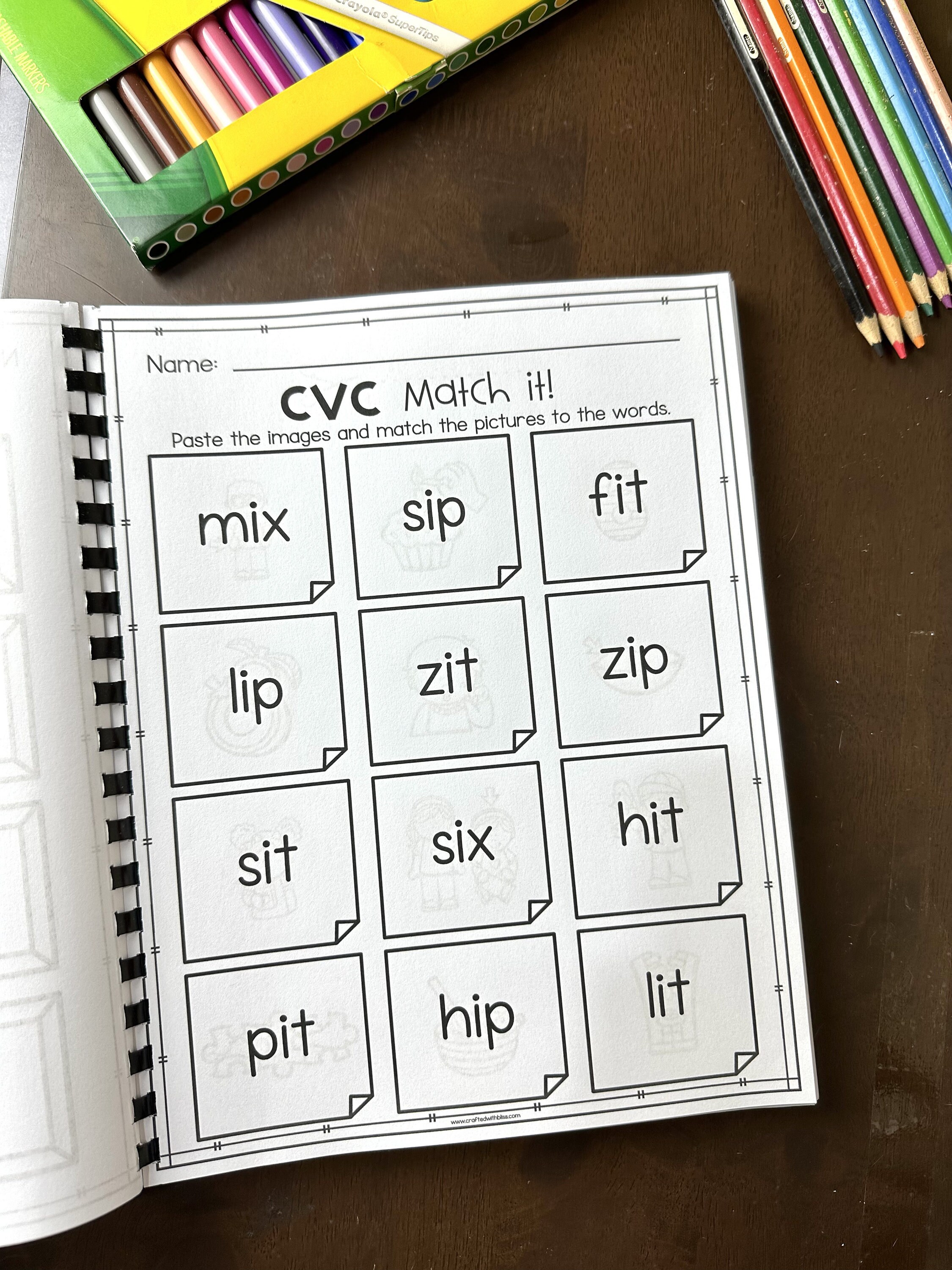 My CVC Activity Book (150+ Pages) | Homeschool | Kindergarten ...