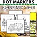Construction Dot Marker Printable - Etsy