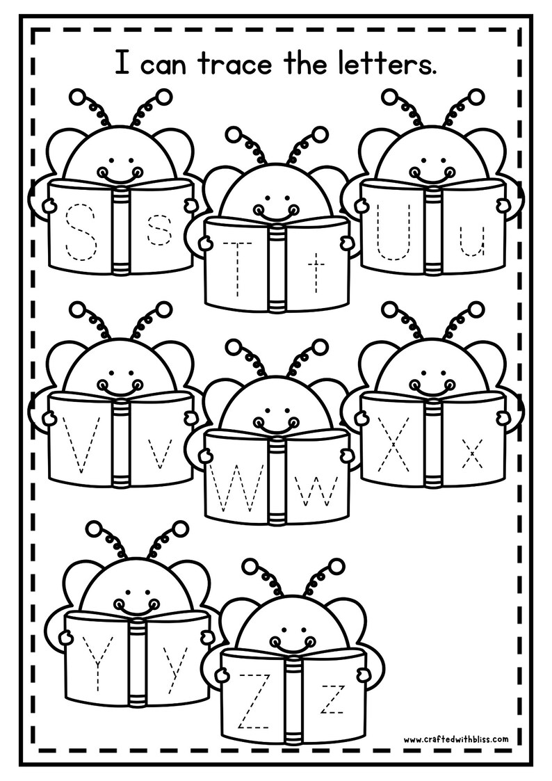 Busy Bee Printable Pack for Pre-k: Explore Literacy, Math, and STEM ...