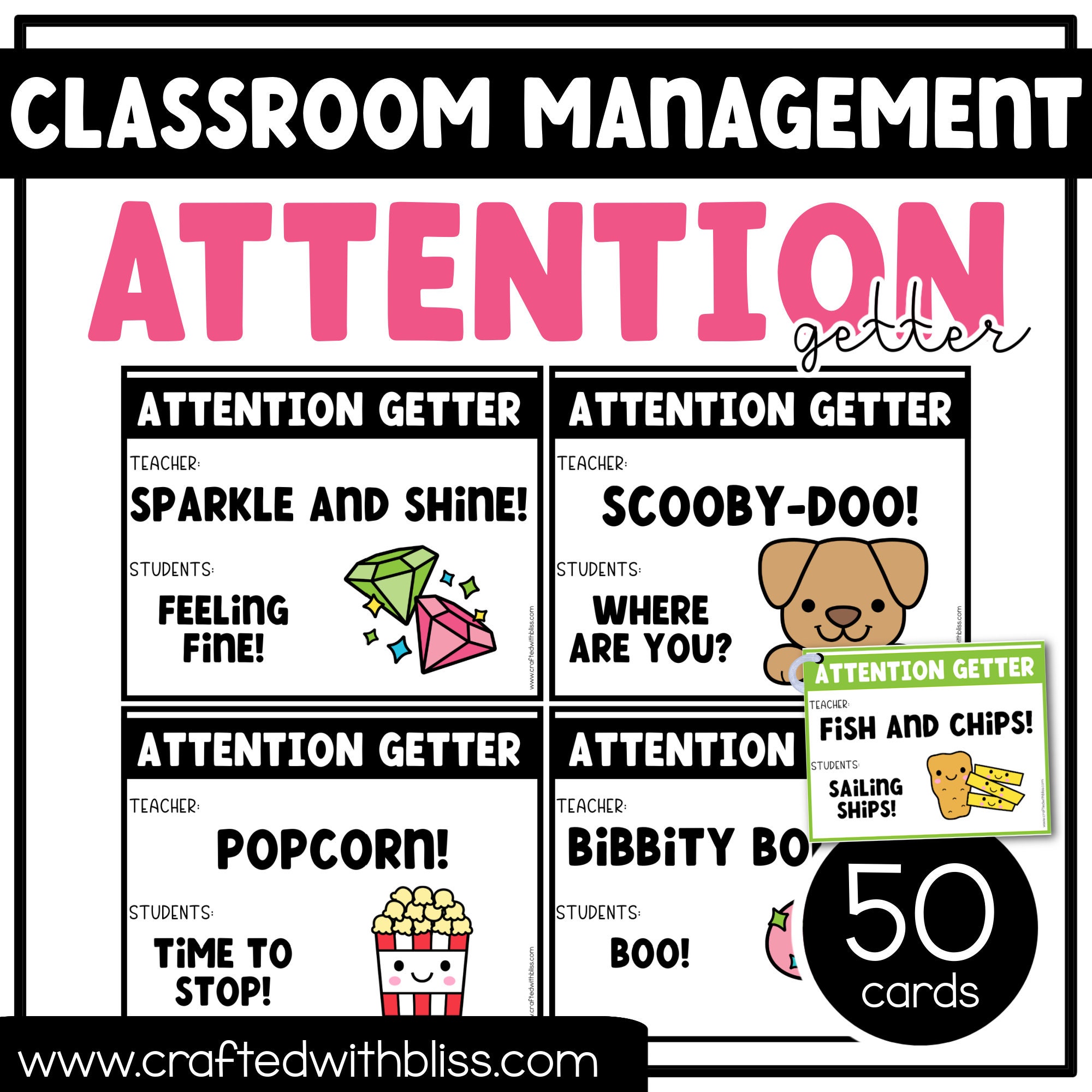 Fun and Silly Attention Getter Grabber | Classroom Management Tool Back ...