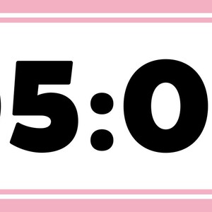 Simple Pastel Countdown Timer Classroom Management Tool Commercial Use ...