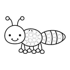 Q-tip Painting Bugs and Insects Craft - Etsy