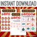 Circus Bingo Cards for Kids, Circus Bingo Birthday Party, Circus ...