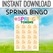 Spring Bingo for Kids, Spring Bingo Birthday Party, Classroom Bingo ...