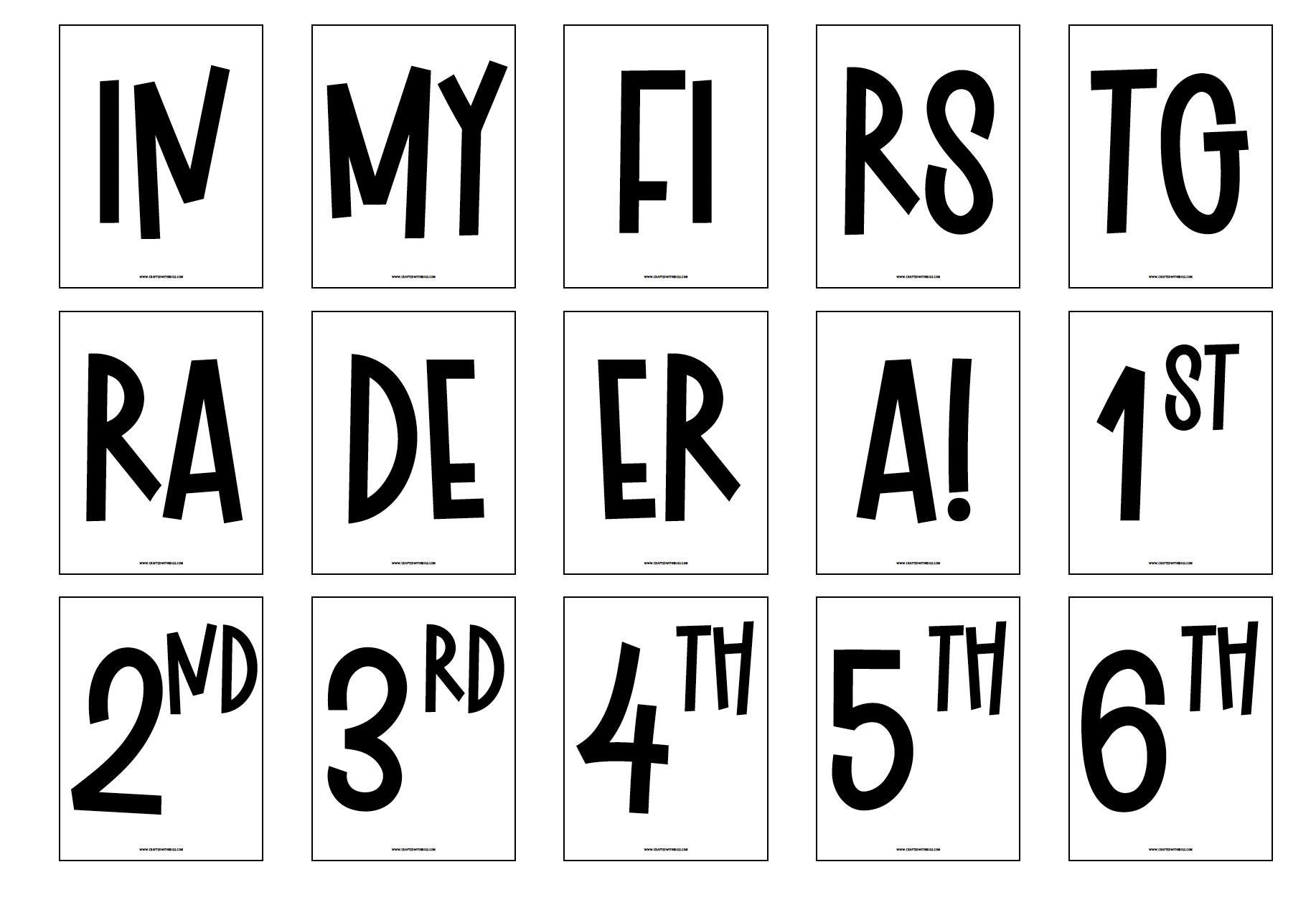 In My First Grade Era Back to School Bulletin Board Kit | Door ...