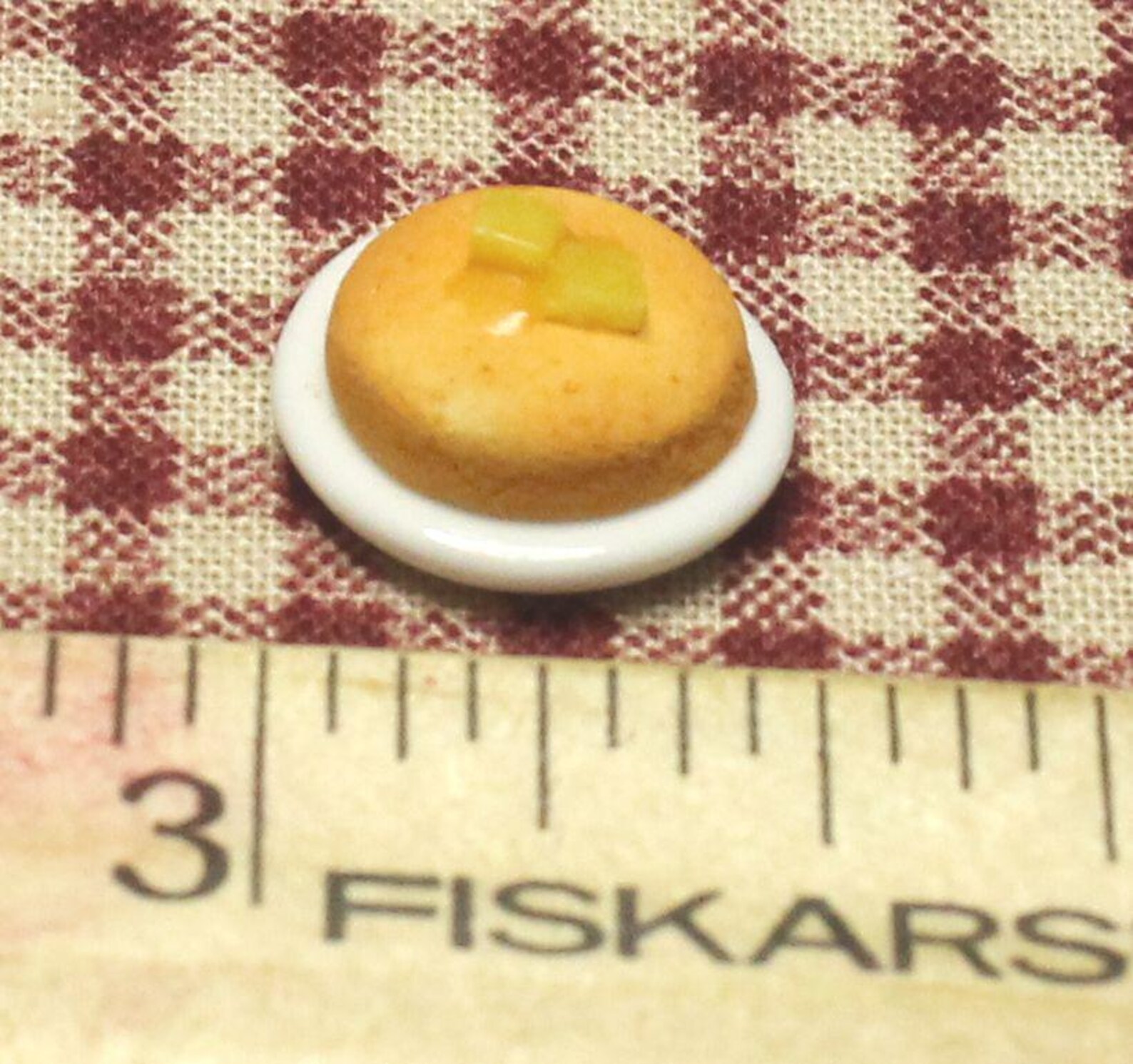 Cornbread Half Scale; 1:24 Scale; Buttered Cornbread; Realistic ...