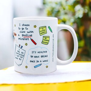 Motivational STUDY Mug | Back to School | College Student Gift ...