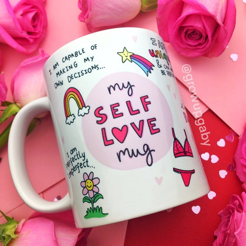Morning Mindset Mug Daily Affirmation Mug Self Love Mug Etsy