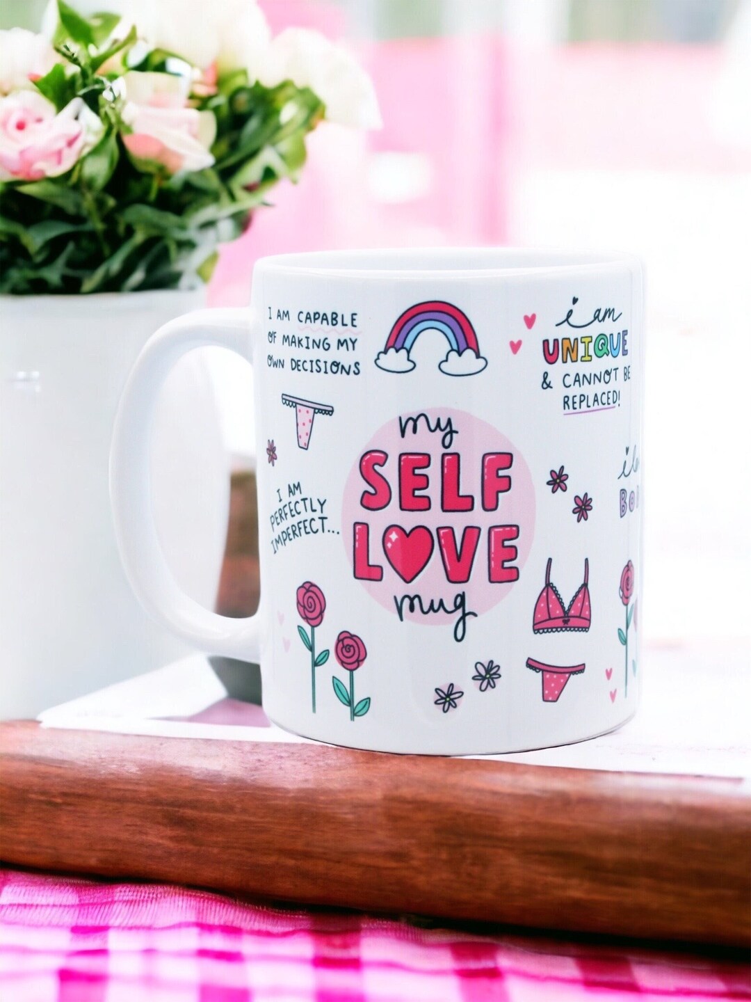 My SELF LOVE Mug - Self Care, Motivational Mug, Law of Attraction ...