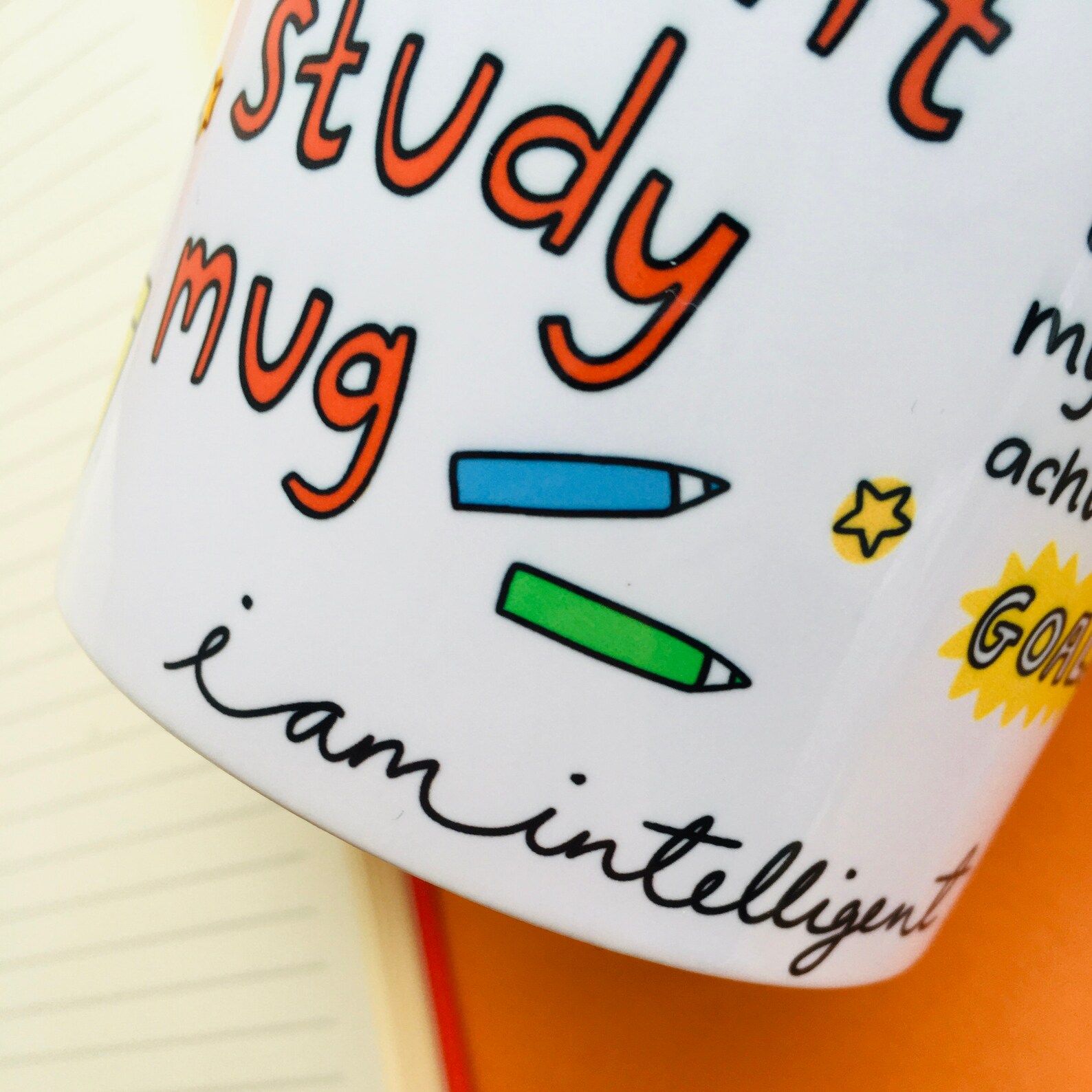 Motivational STUDY Mug Back to School College Student Gift - Etsy