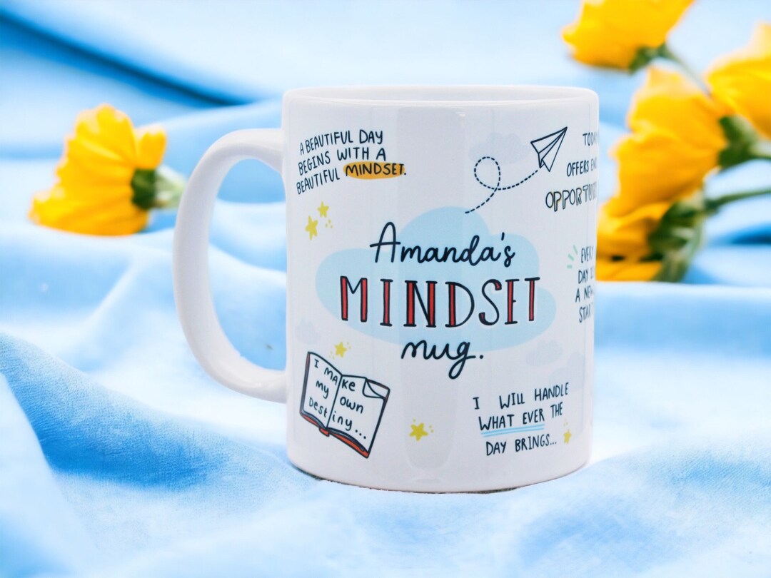 PERSONALISED MINDSET Mug - Mental Health, Mindset, Law of Attraction ...