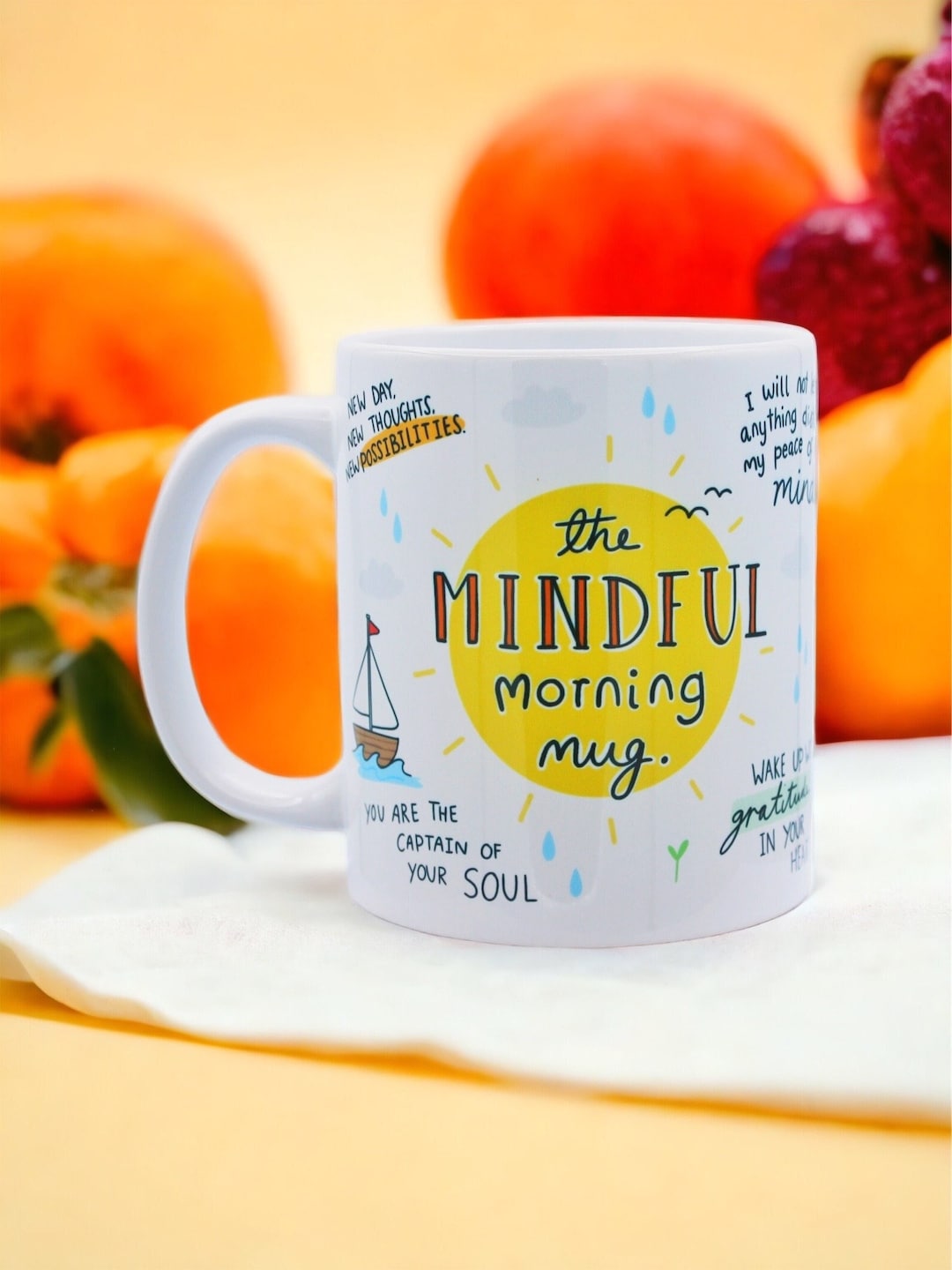 The MINDFUL Morning Mug - Mindfulness Gift | Law of Attraction ...