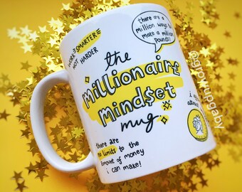 Drink & Barware Drinkware Mugs Positive Mindset Motivational ...