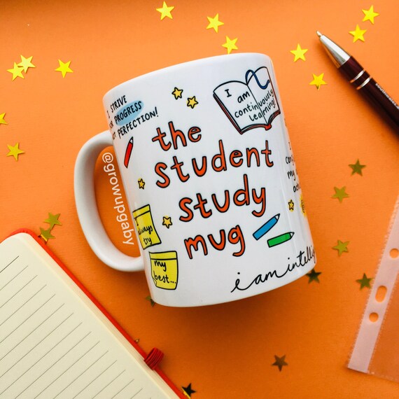 Motivational Study Mug Back to School College Student Gift - Etsy