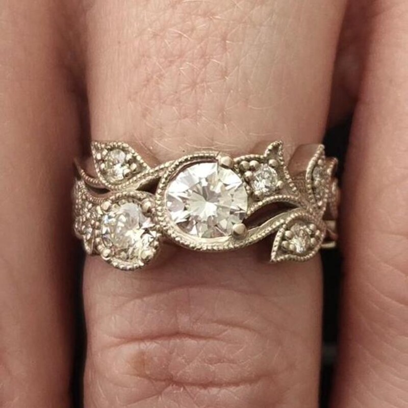 Milgrain Bezel Ring - Etsy