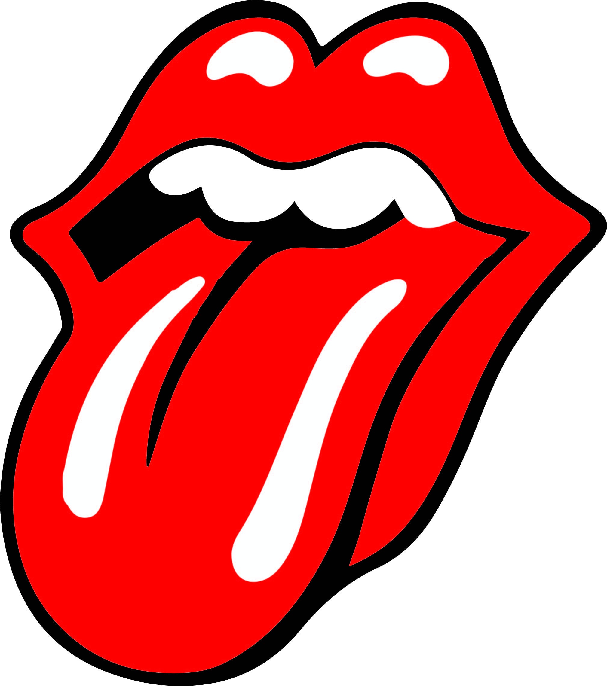 Rolling stones tongue Sexy Lips Bite Kiss Mouth Mask Female | Etsy