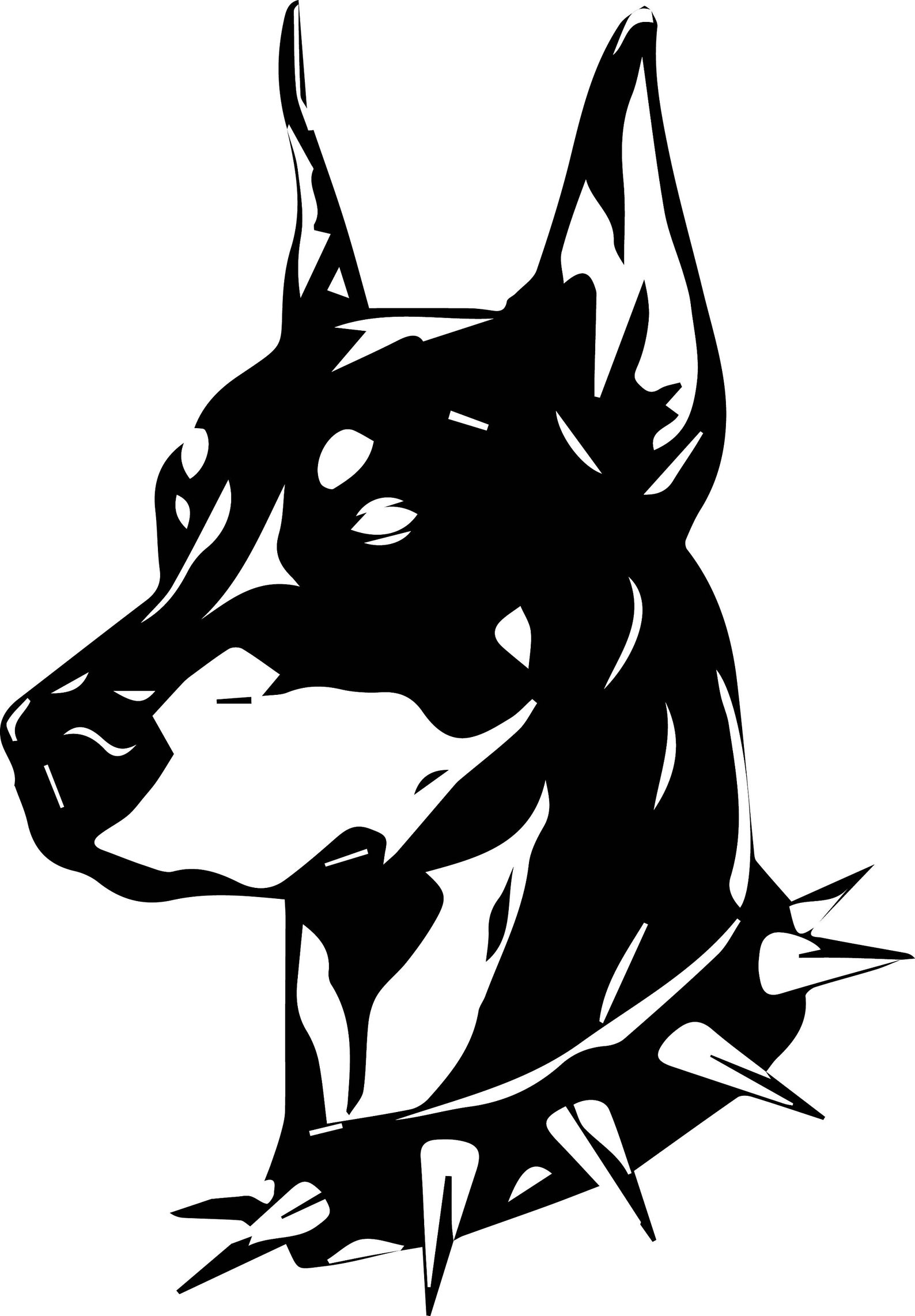 Doberman Dog Svg File Svg Dog Clip art Animals Svg File | Etsy