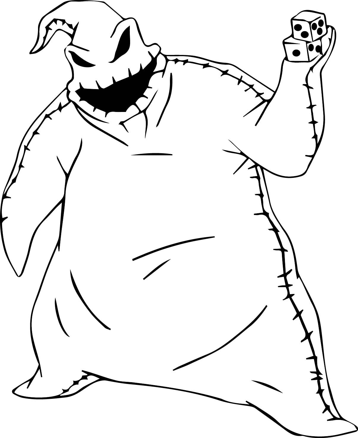 Oogie boogie svg The Nightmare Before Christmas svg oogie | Etsy