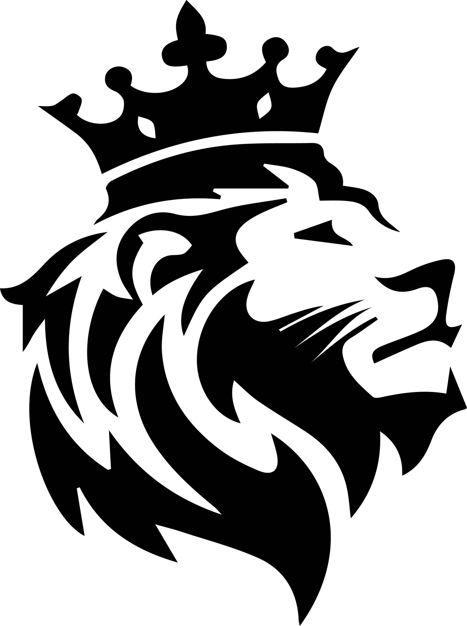 León tribal mascota Cara Cara Salvaje Animal Growling Cartoon | Etsy