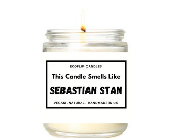 Candle Sebastian Stan - Etsy