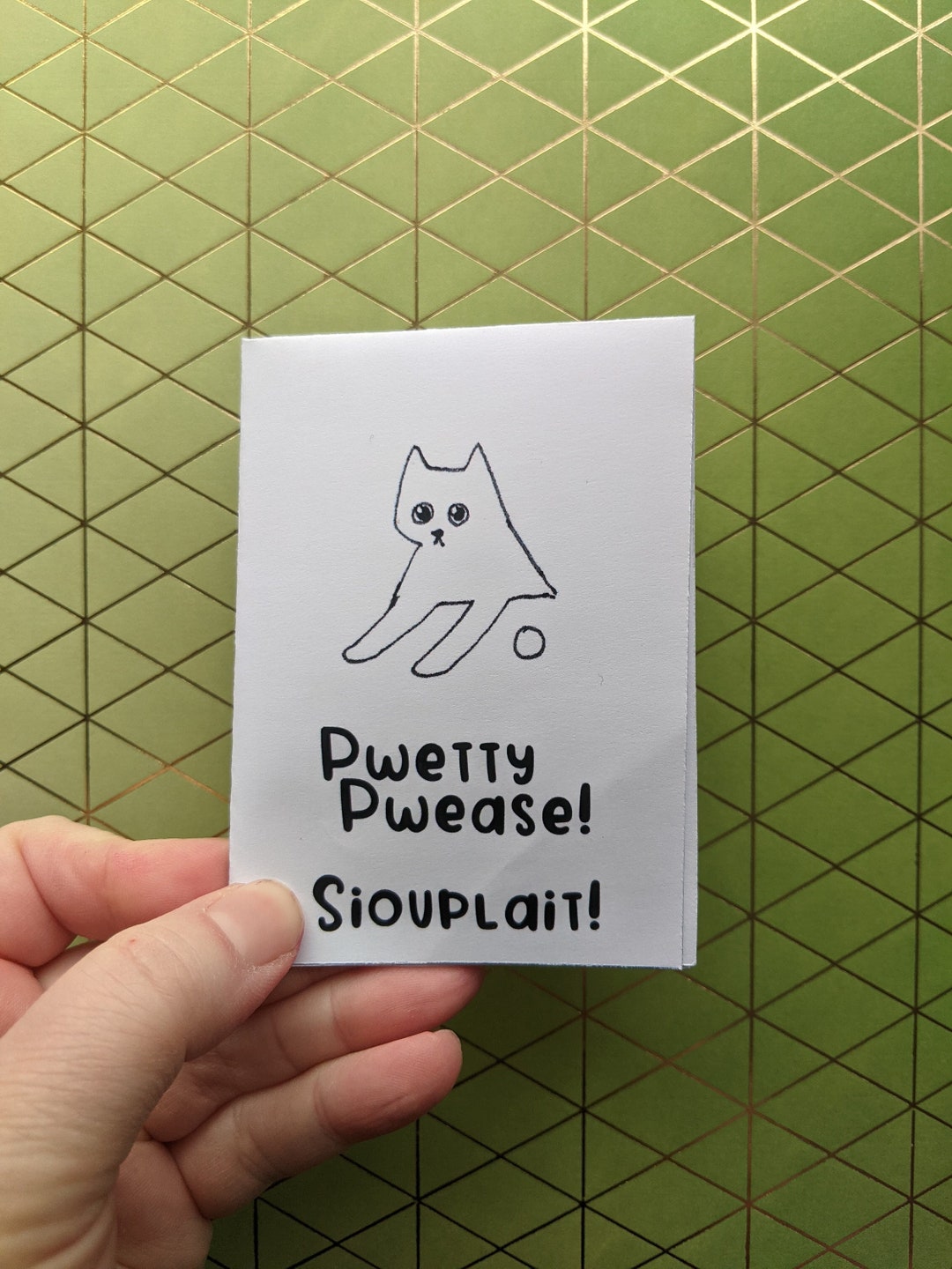 Pwetty Pwease / Siouplait Cat Zine / Zine De Chat - Etsy