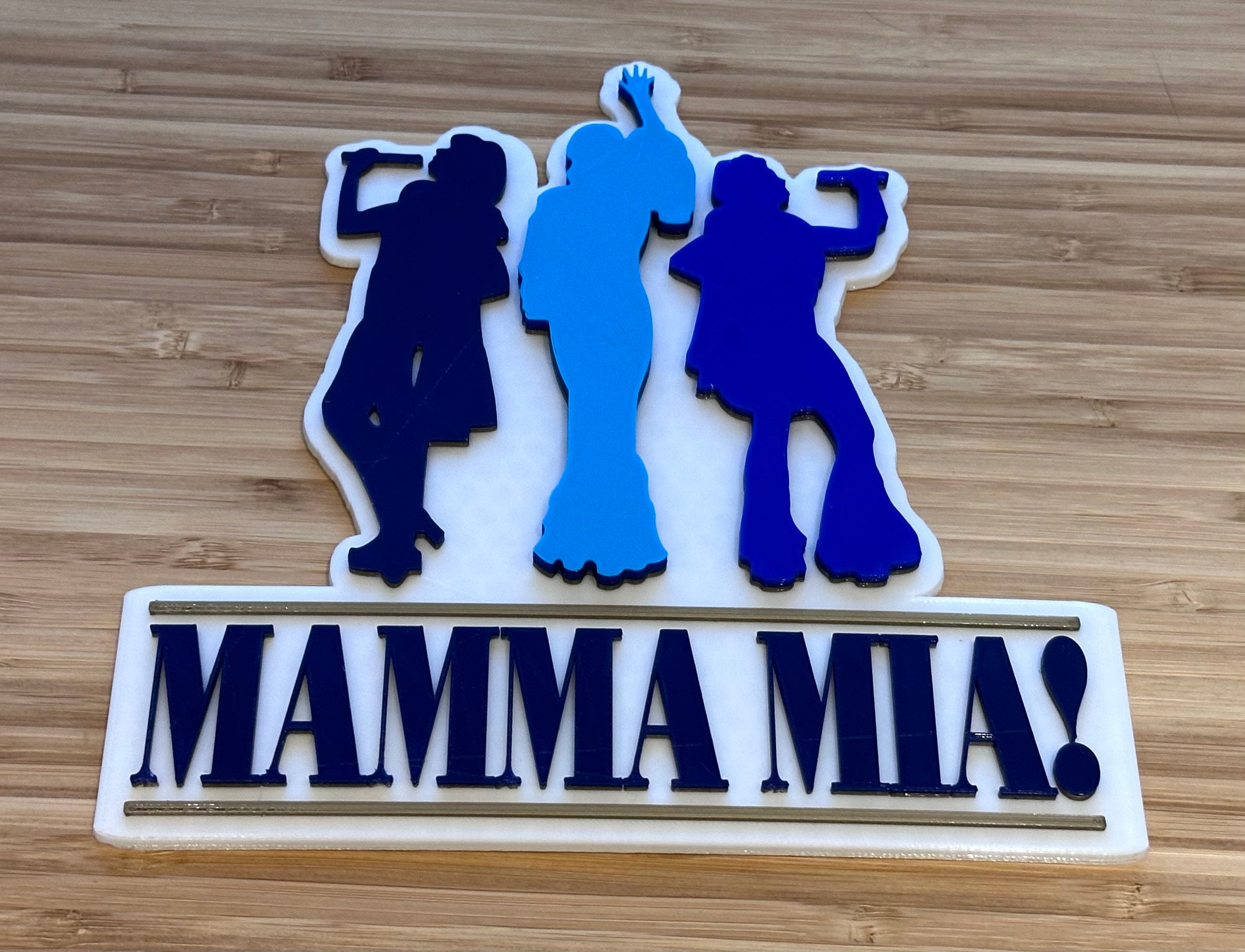 Mamma Mia Musical Logo Clipart