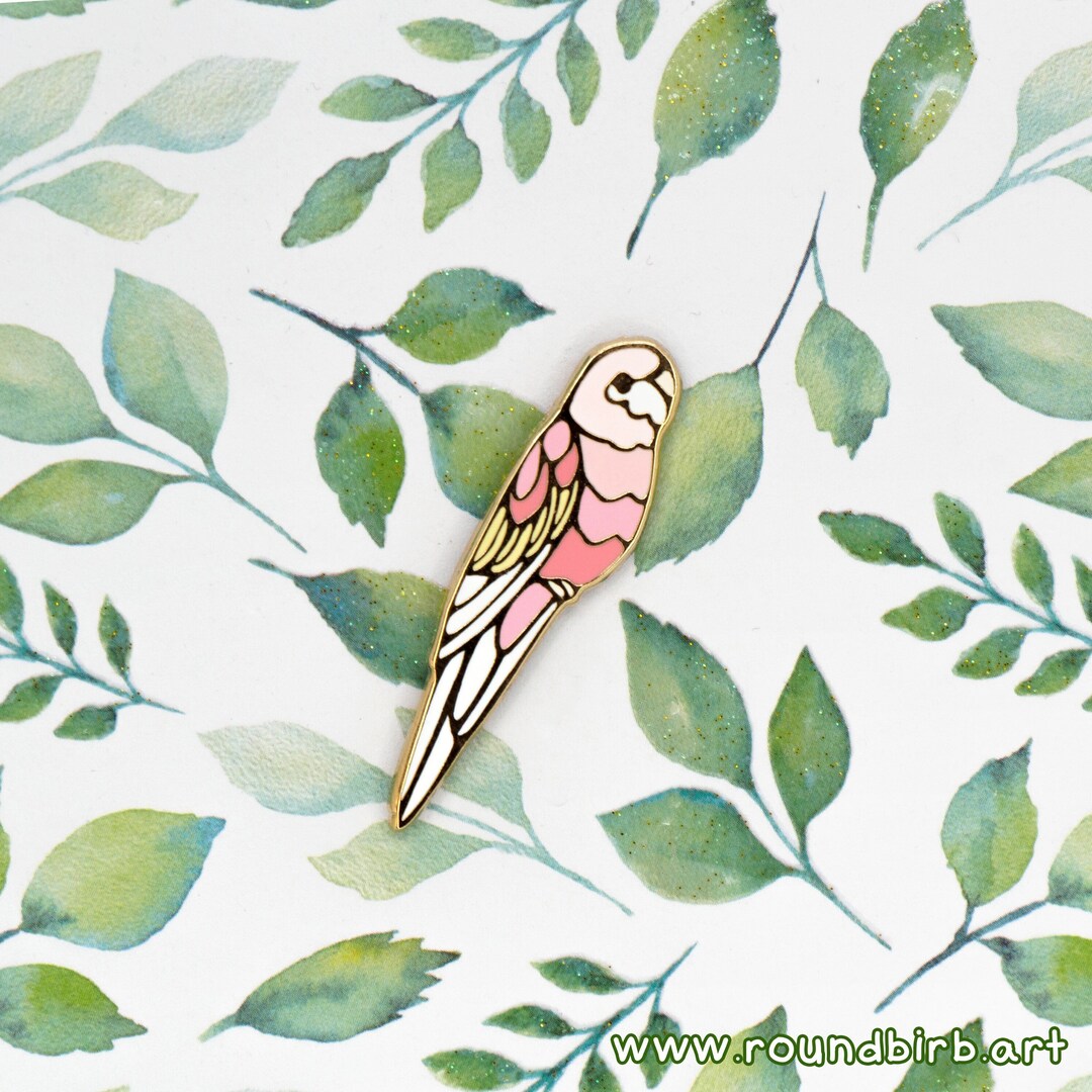 Rubino Bourke Parrot Parakeet Hard Enamel Pin Sundown - Etsy