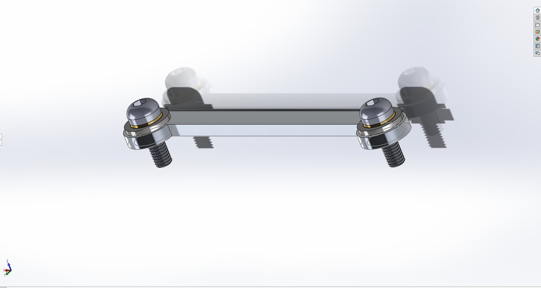 CNC Cut Carbon Fiber drag link with pressed in bearing With Hardware ...