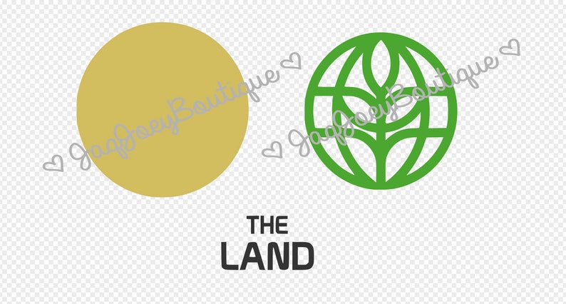 Epcot's the Land Logo in 3 Layer SVG File - Etsy