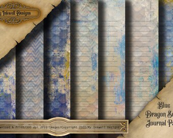 Dragon Journal Pages - Etsy