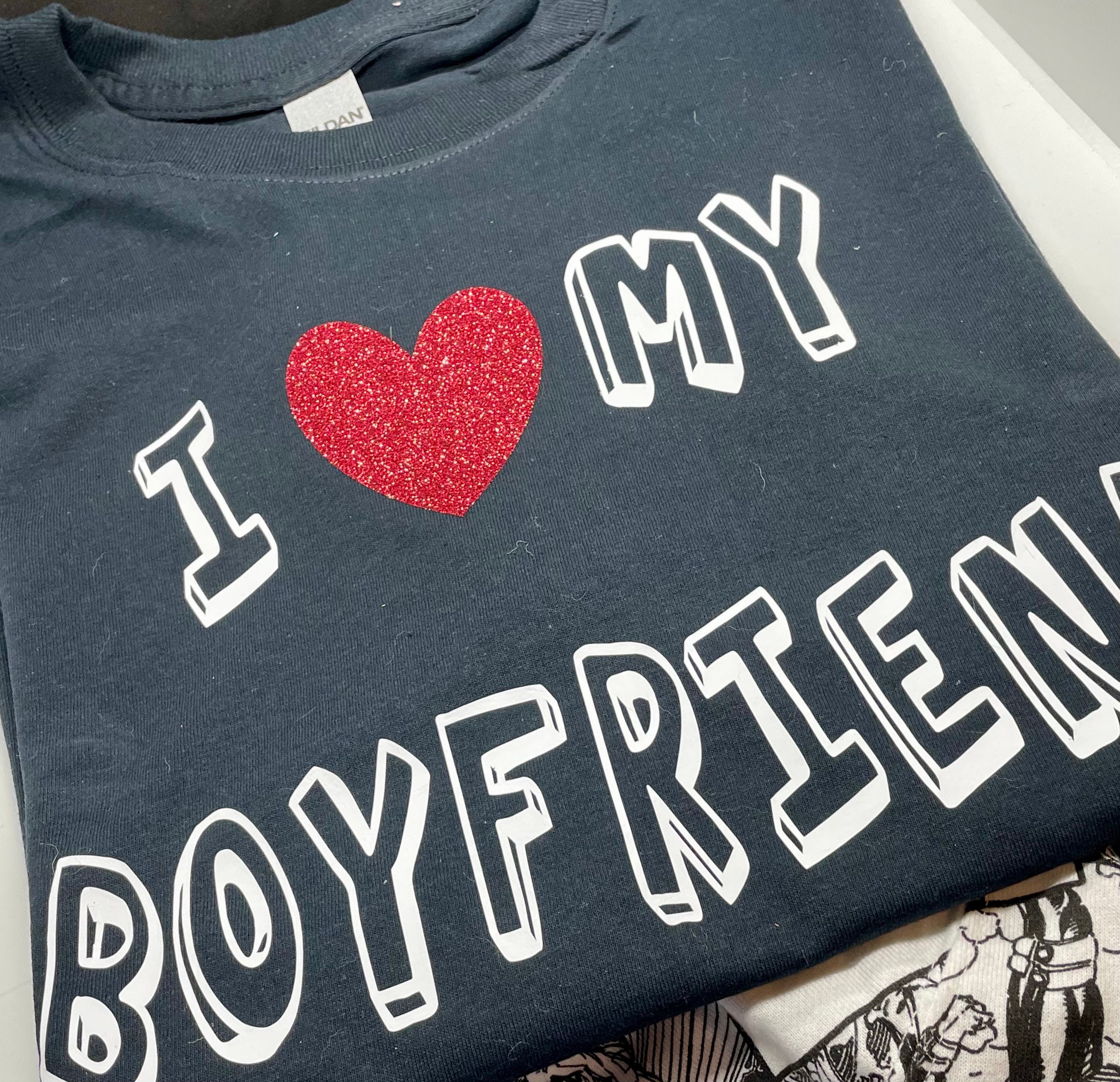 I Love My BOYFRIEND/GIRLFRIEND t-shirt Fast & Free Shipping - Etsy.de