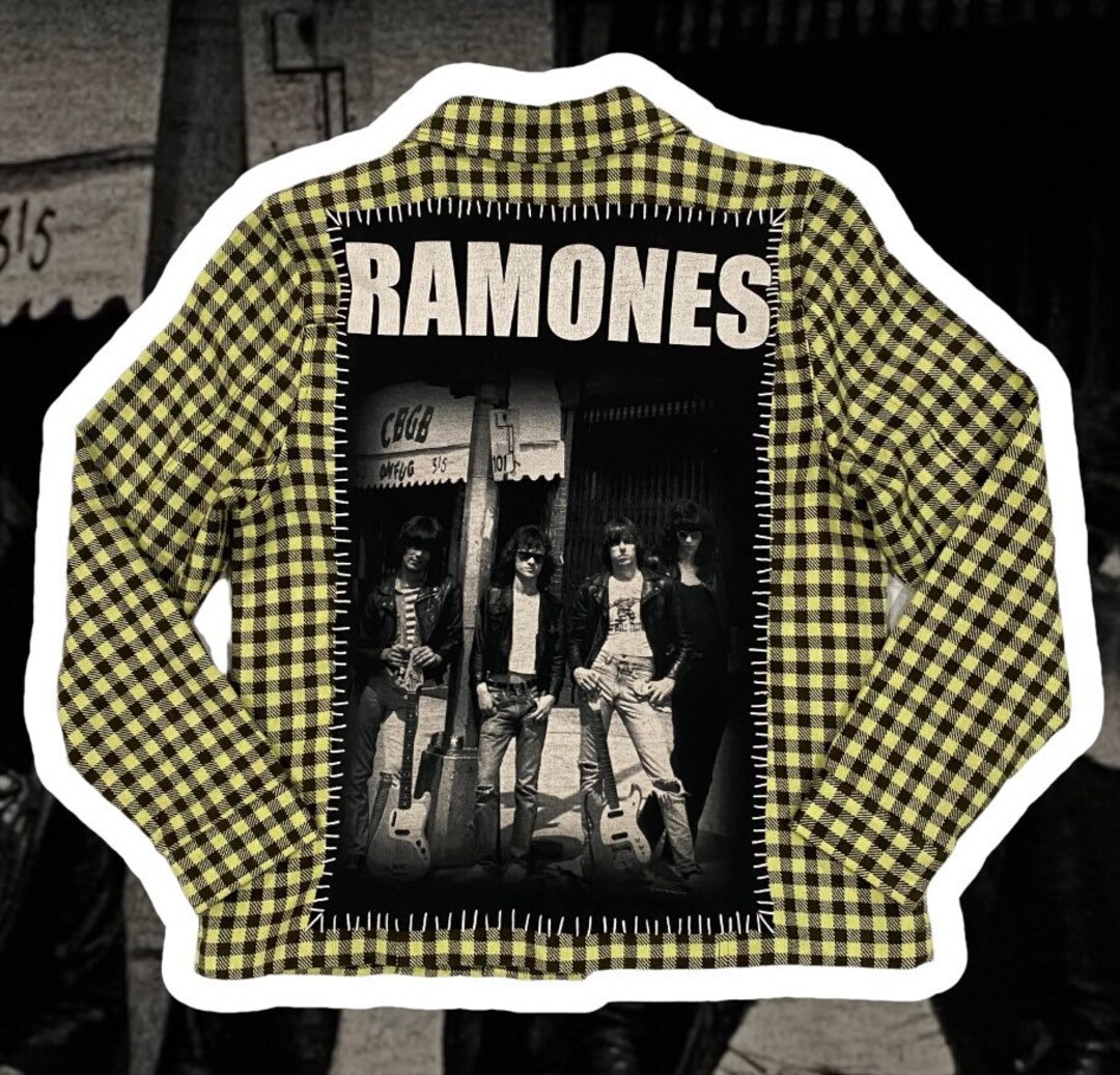 Custom Ramones Punk Jacket - Etsy