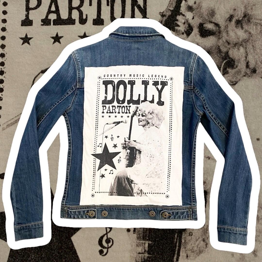 Dolly Parton Patched Denim Jacket - Etsy