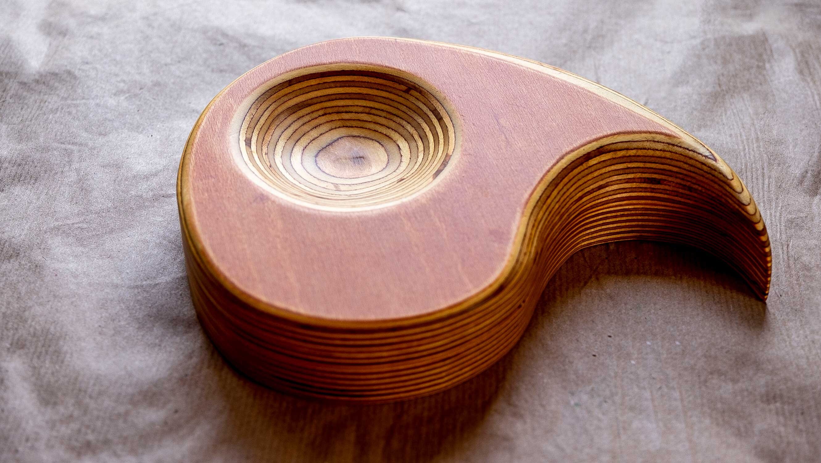 Yang Art Wood Object From Beech Multiplex for Decoration W - Etsy UK