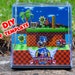 SONIC THE HEDGEHOG - Diy Template - Make Your Own 3D Game Cube ...