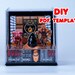 DOOM DIY Template Make Your Own 3D Game Cube Papercraft Diorama - Etsy