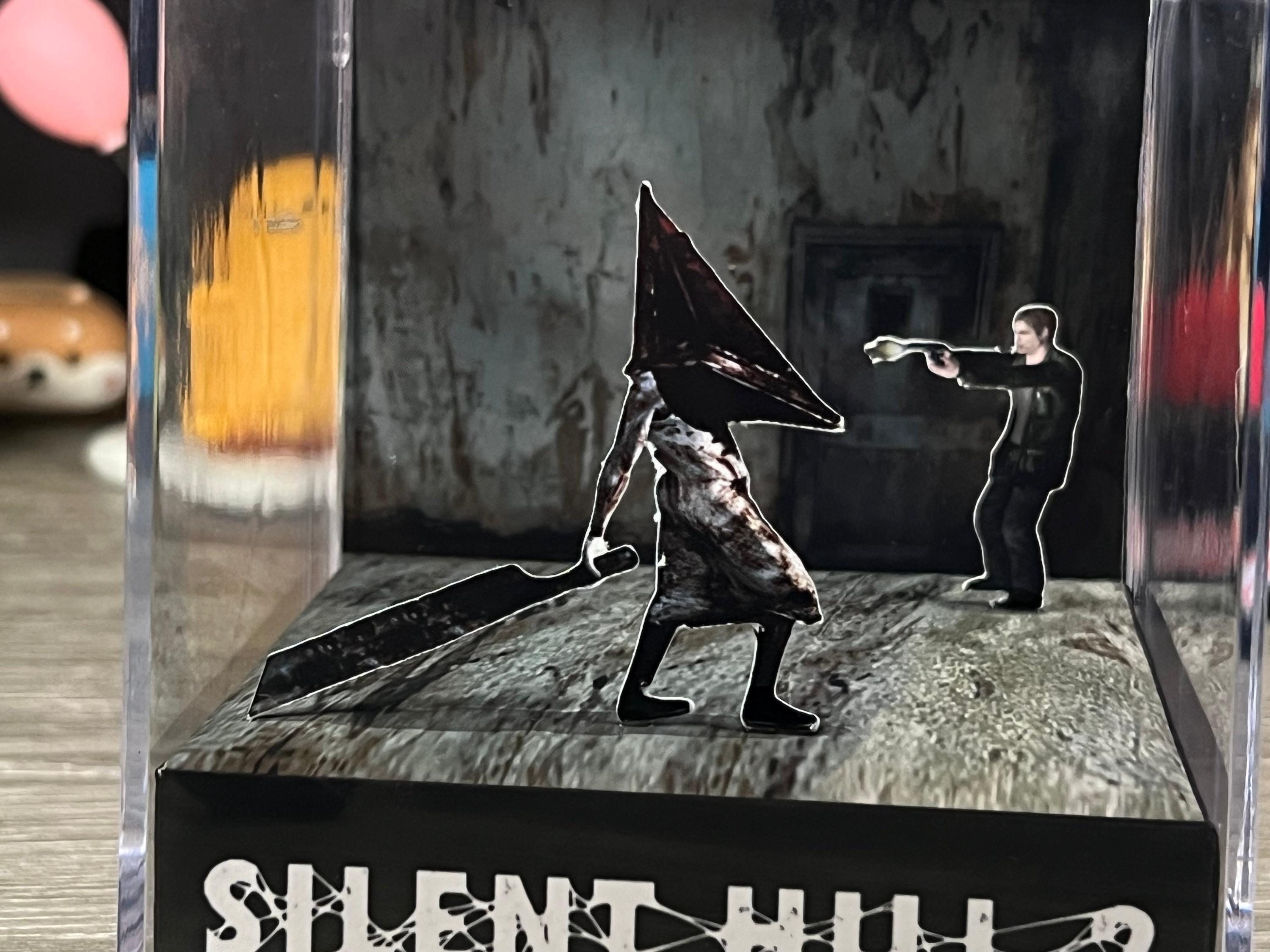 Silent Hill 2 - Pyramid Head Boss - 3D Game Cube Diorama - Etsy