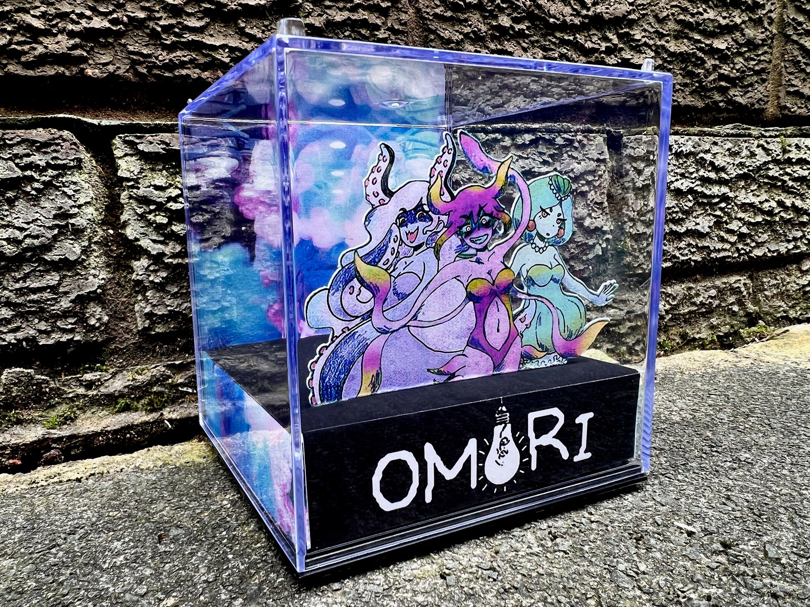 OMORI Slime Girls 3D Game Cube Diorama - Etsy