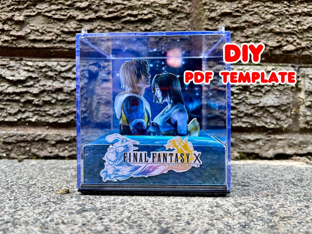 TIDUS & YUNA - DIY Template - Make Your Own 3D Game Cube Papercraft ...