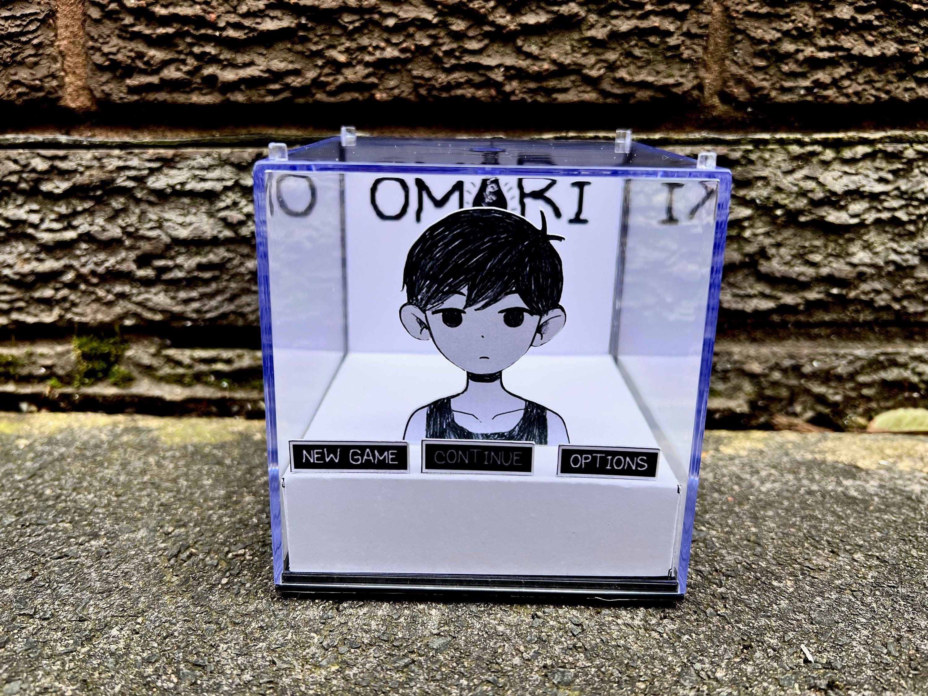 OMORI Game Start 3D Game Cube Diorama - Etsy